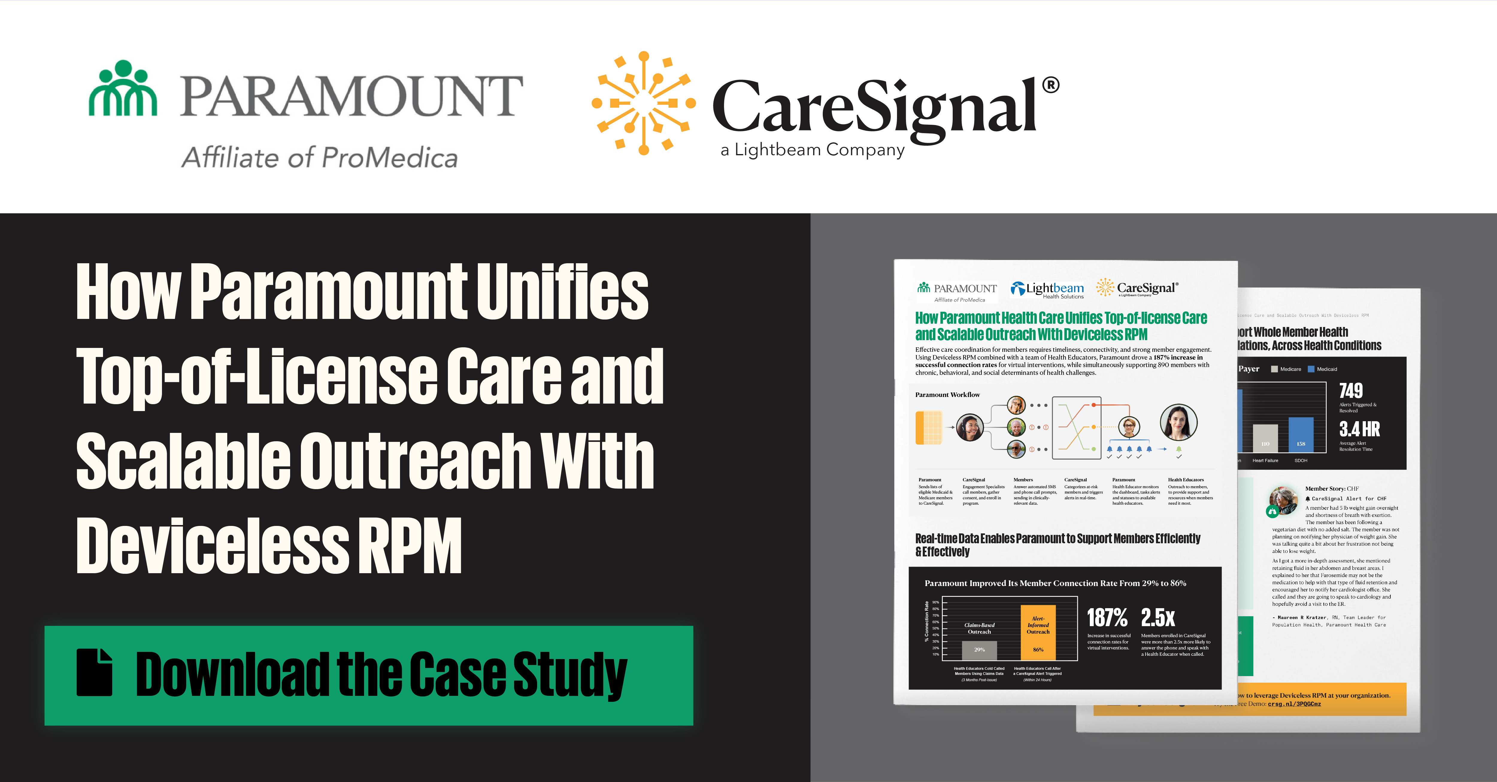 CareSignal · Case Study: Support Whole Member Health for Medicare & Medicaid Populations